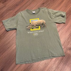 National Geographic | Shirts | Y2k National Geographic Whats Your Point ...